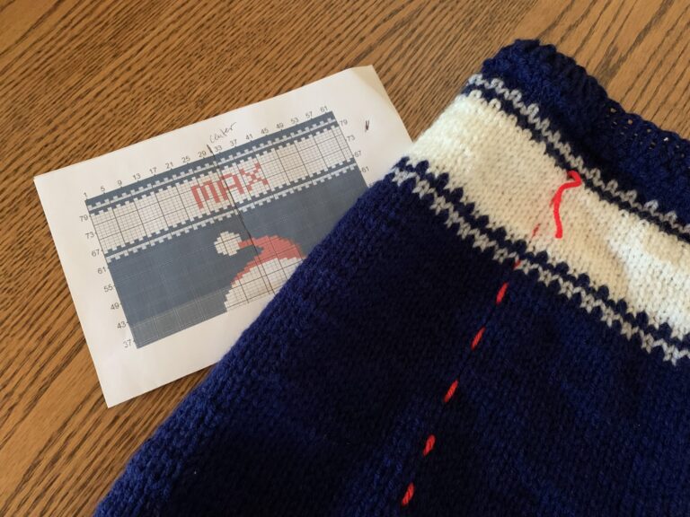 Free Knitted Santa Christmas Stocking Pattern – Freese-Works