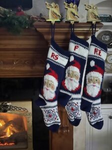 Free Knitted Santa Christmas Stocking Pattern – Freese-Works